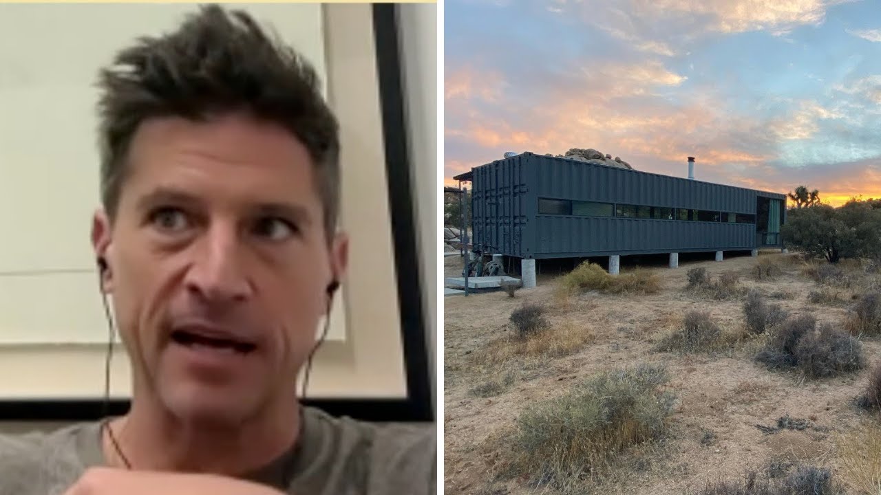 Simon Rex's Desert Escape: Life in a Minimalist Shipping Container ...