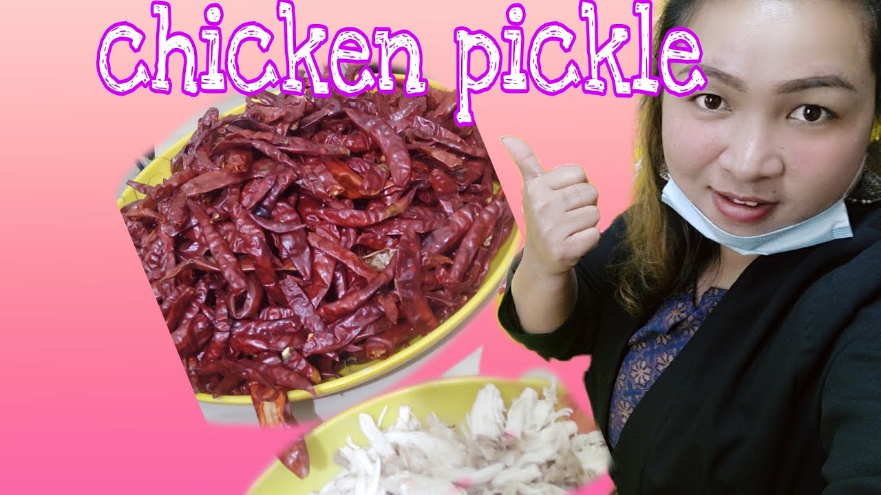 Chicken pickle only 4 ingredients||yaji vlog||Arunachal Pradesh - YouTube