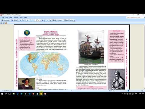 MS PowerPoint: Coğrafya dersinden bir konu hazırlamak.