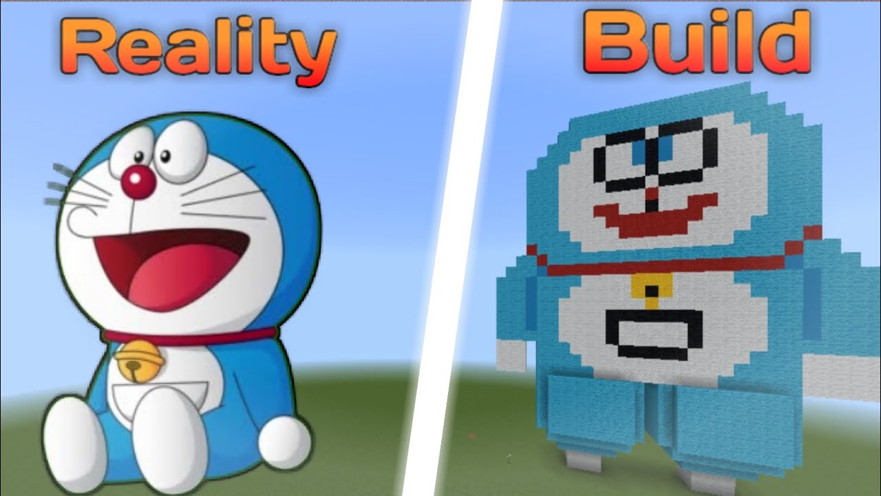 Minecraft in Doraemon Reality VS Build|doraemon In Hindi ...