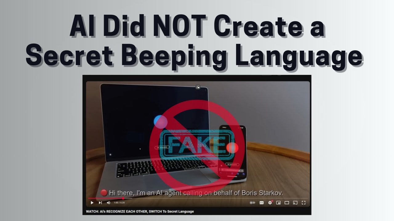 Did AI Really Create a Secret Beep Language? No. Here’s Why. - YouTube