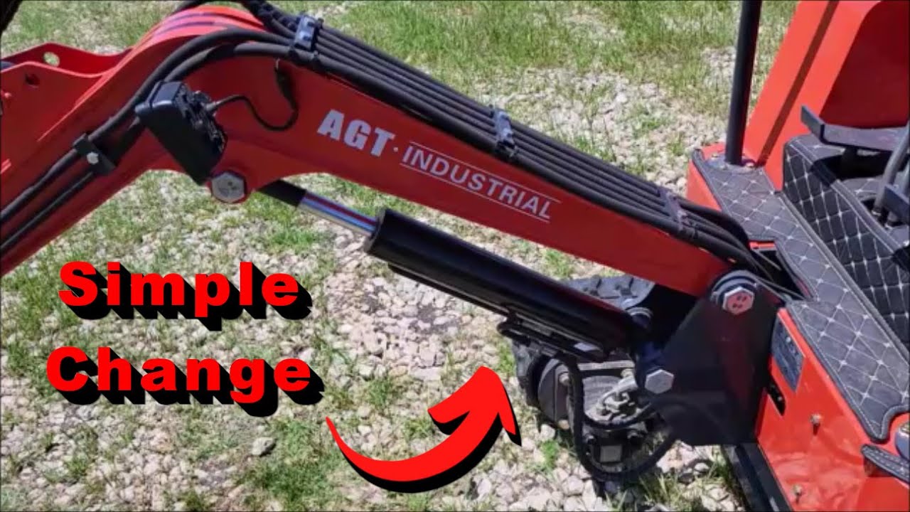 Simple Change to Add Some Protection - Chinese Mini Excavator - YouTube