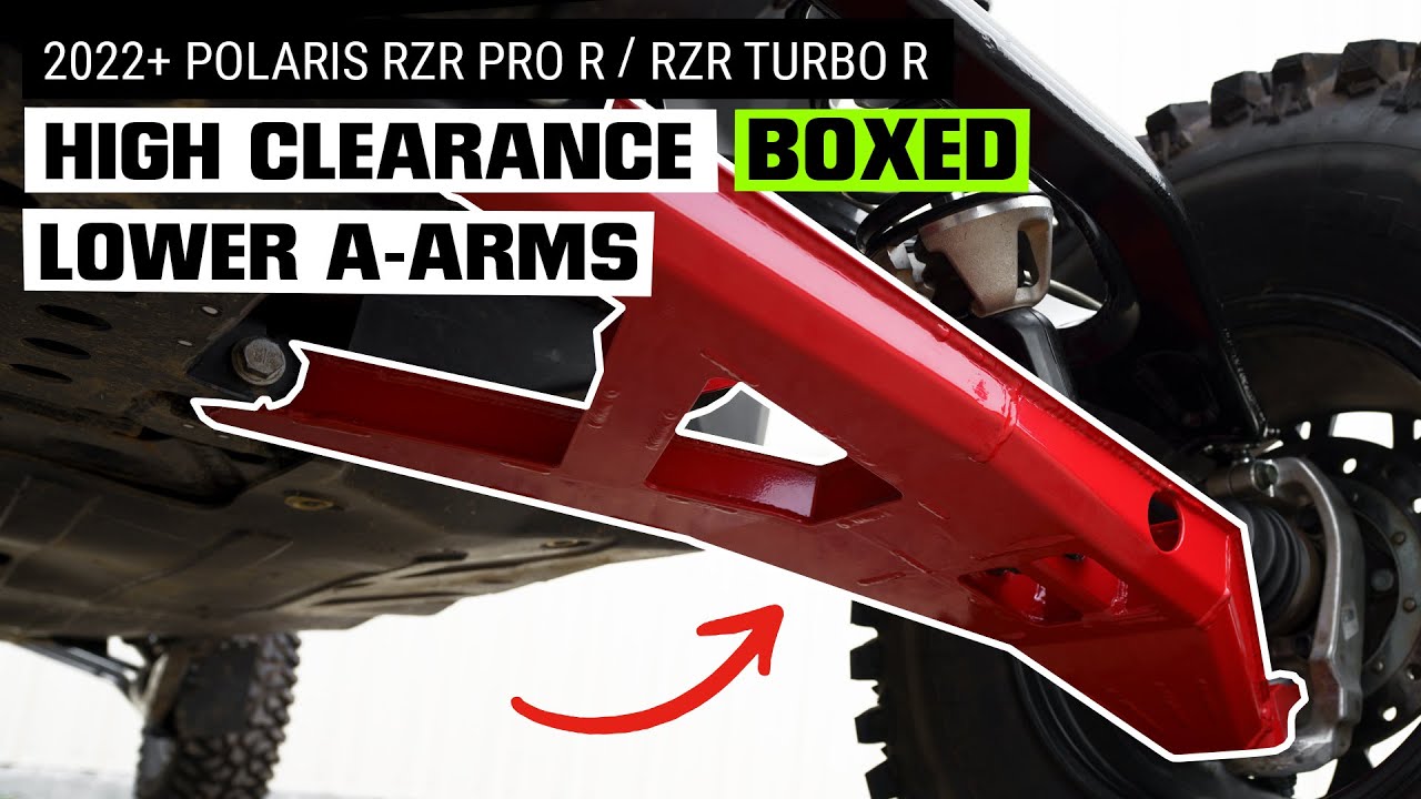 How to install High Clearance Boxed Lower A-Arms on the 2022+ Polaris ...