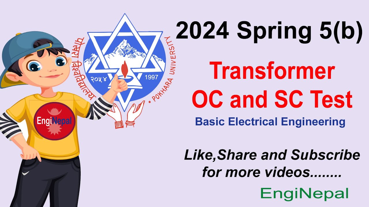 OC and SC Test Transformer Numerical 2024 Spring 5(b) || Basic ...