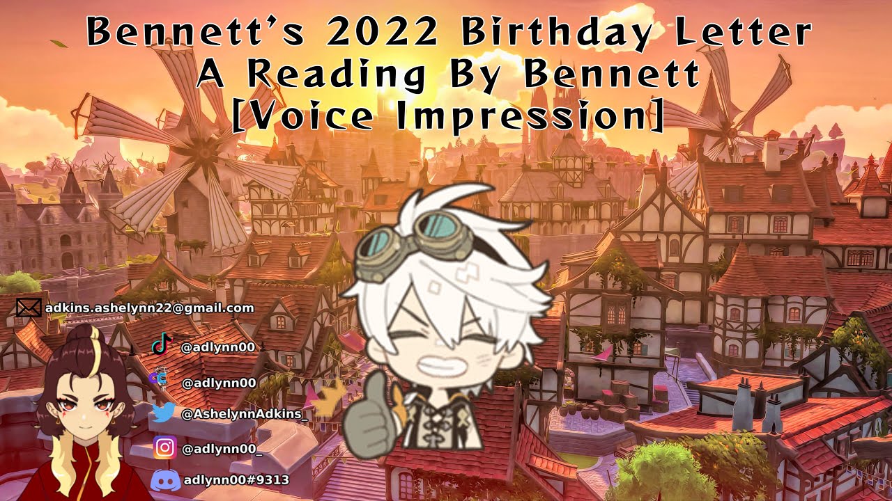 Bennett reads his birthday letter 2022 - YouTube