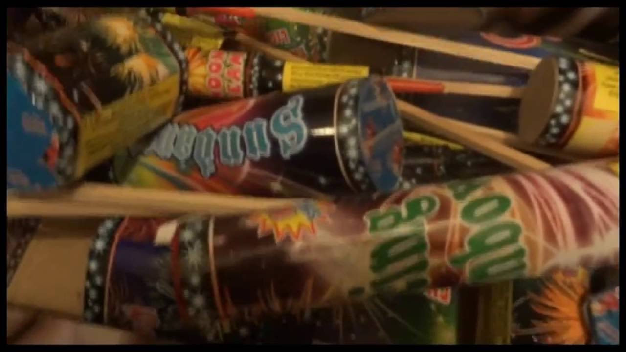 dancing red devil panther selection box fireworks - YouTube