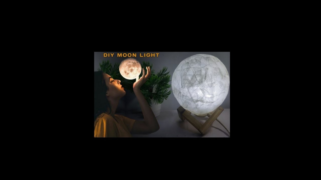 HOW TO MAKE LIGHTING | DIY MOON LIGHT | 2022 - YouTube