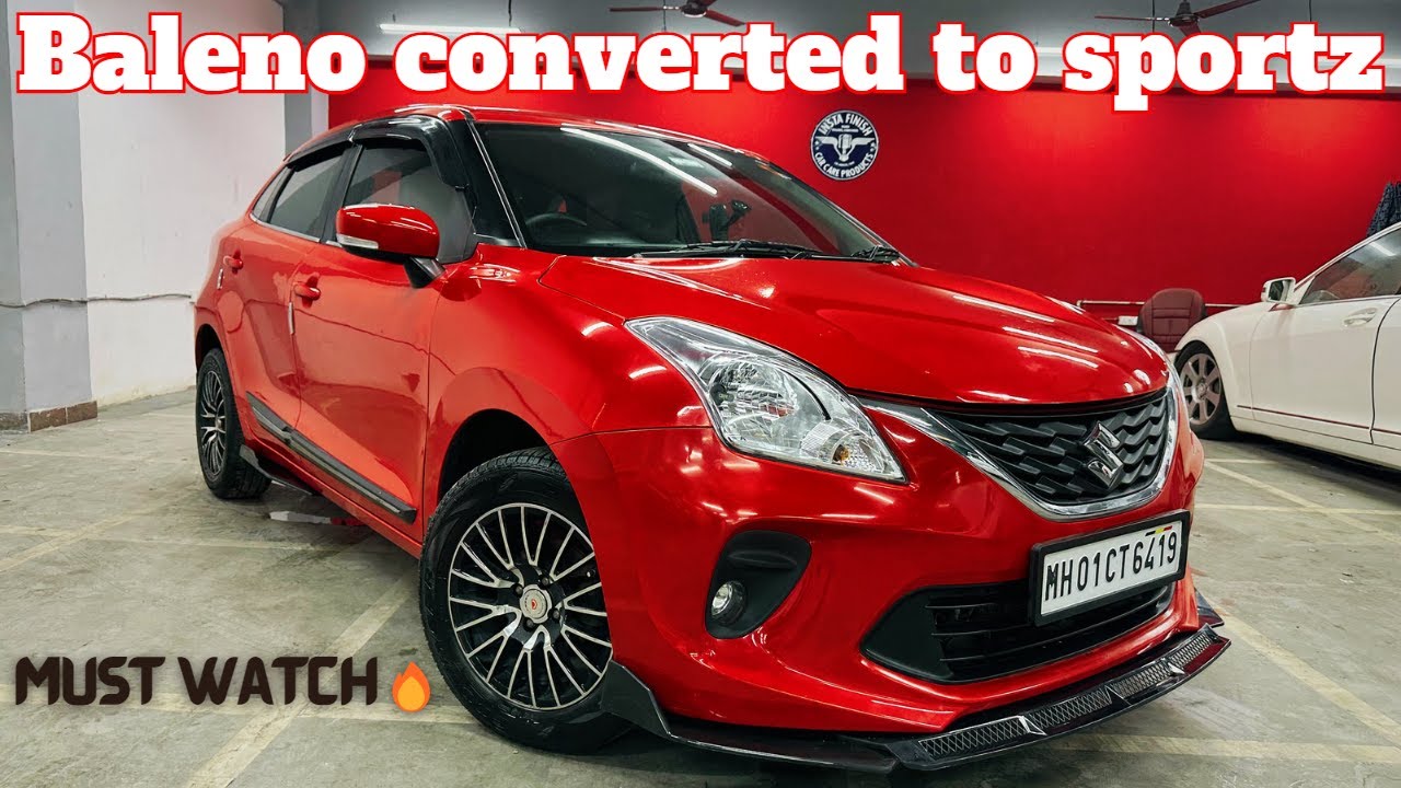 Baleno coverted into sports | detailing, skirting, defusor 2023 latest ...