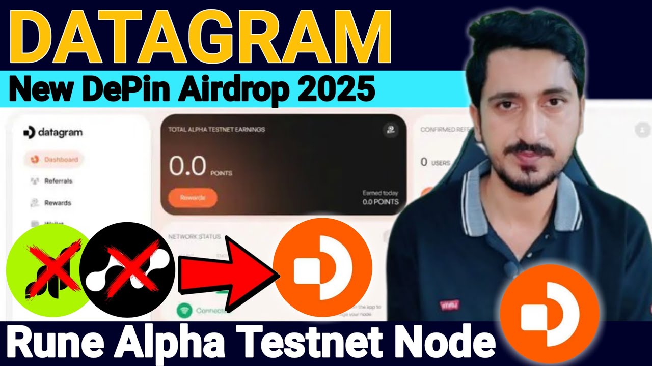 Datagram New DePin Airdrop Like Grass/NodePay | Datagram Network Rune ...