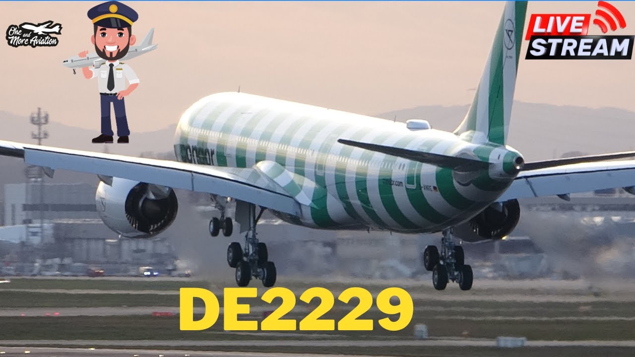 🔴Live Frankfurt Airport Planespotting | Pilot Mitch kehrt zurück 🛬 ...