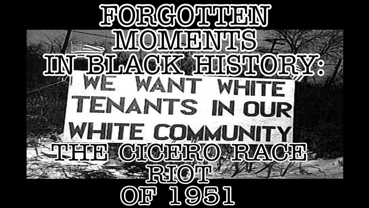 Forgotten Moments in Black History: The Cicero Race Riot - YouTube