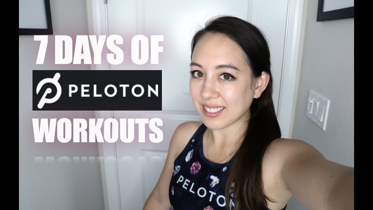 7 Days of PELOTON Cycling Workouts + NEW Spin Shoes - YouTube