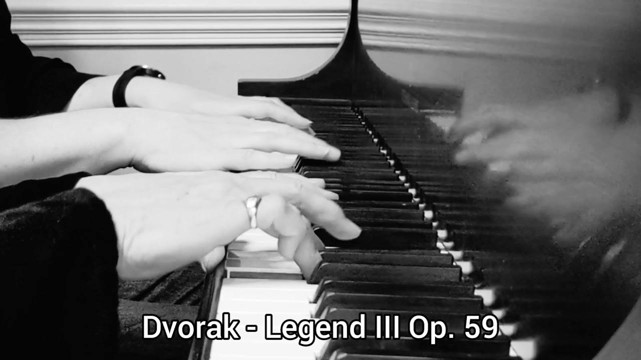 Piano four hands - Dvorak Legends Op. 59 #3 in G Minor - YouTube