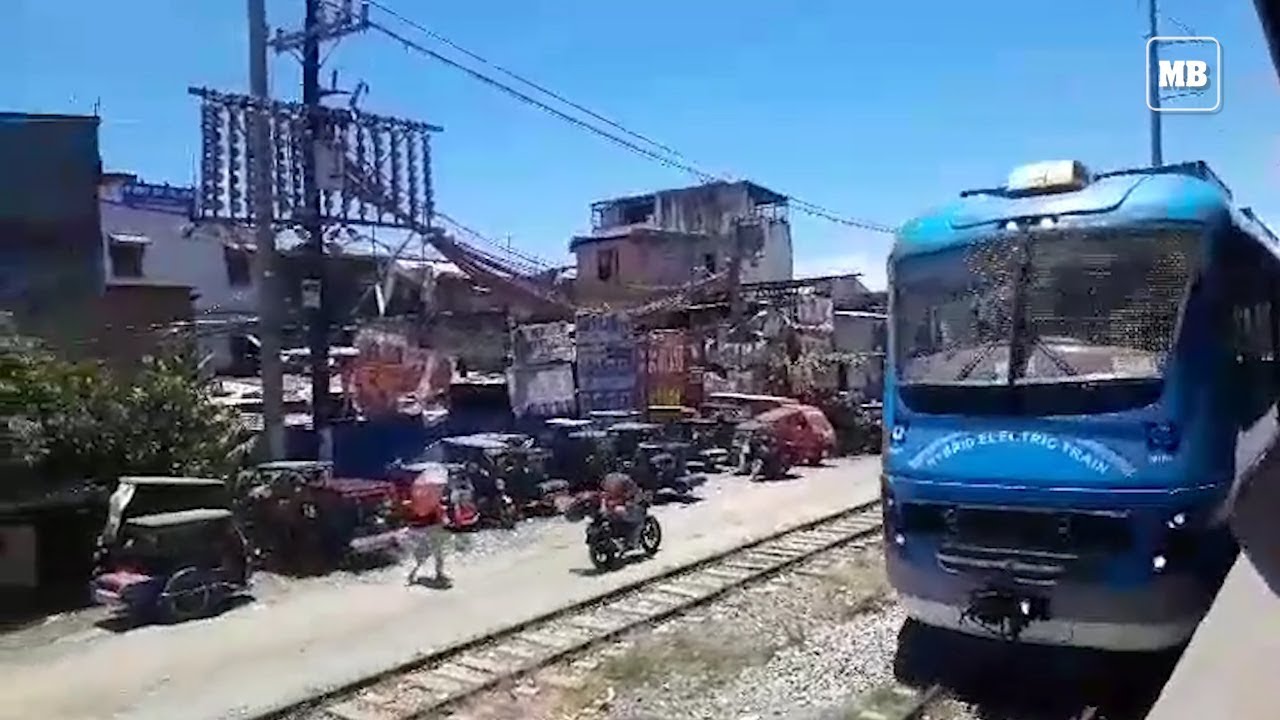 Inaugural run of DOST's Hybrid Electric Train - YouTube