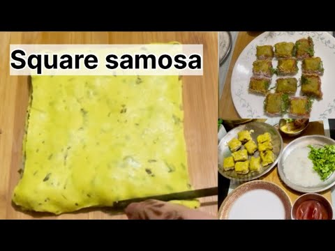 Square Samosa Diwali special | delicious and easy new recipe | #food # ...