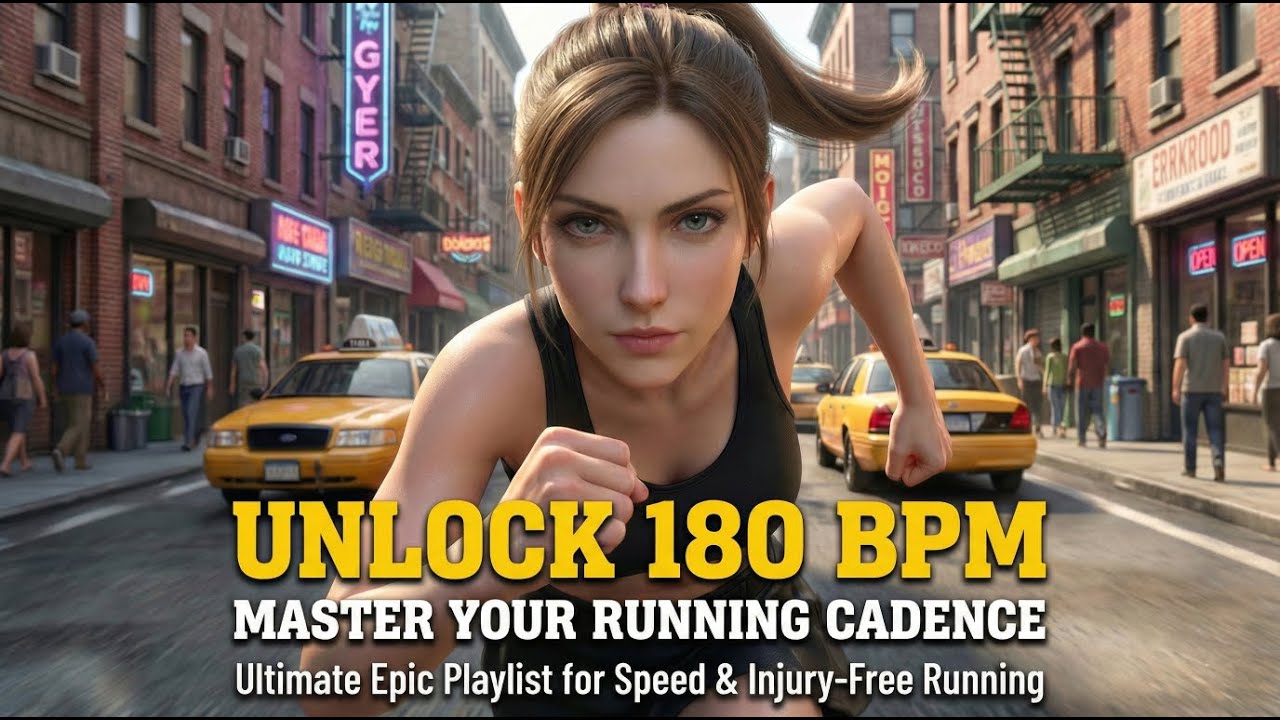 UNLOCK Your Fastest Run: 180 BPM Cadence Music Mix 🚀｜ Built-in ...
