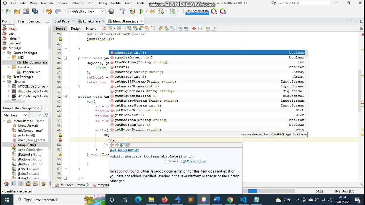 2. MODEL TABEL GET DATA FROM DATABASE - YouTube