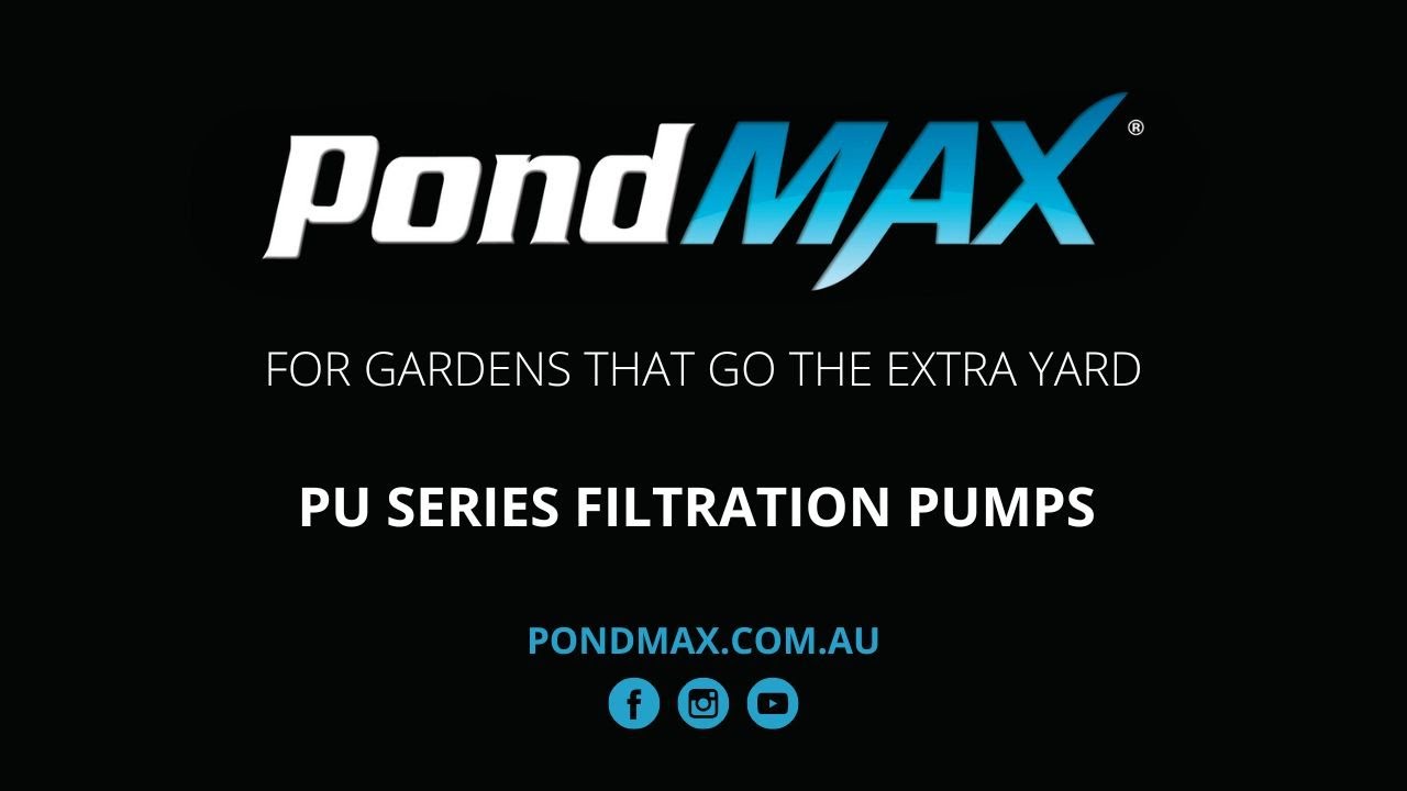 PondMAX PU Series Filtration Pumps - YouTube