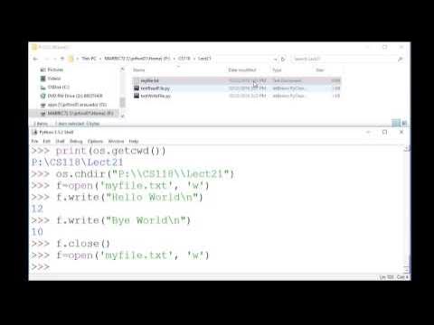 python File I/O - YouTube