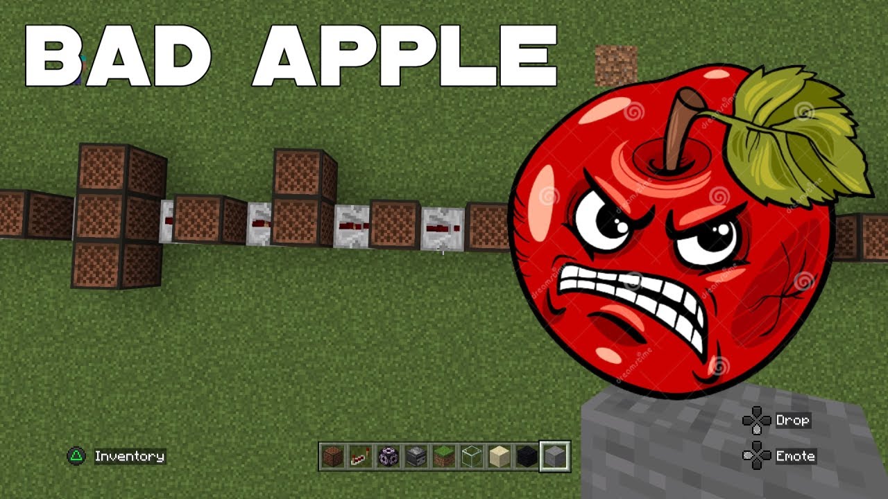 Bad Apple [Minecraft Note Block] - YouTube