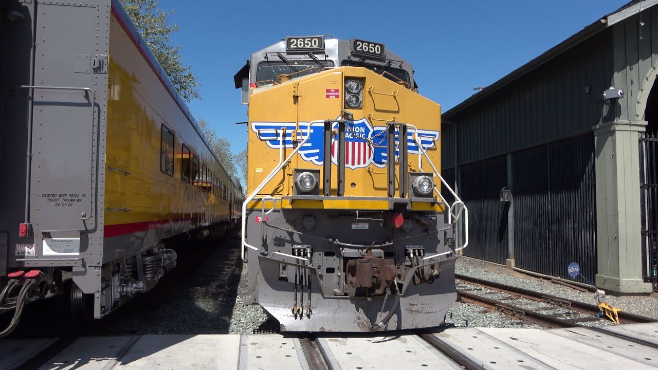UP 2650 Experience The Union Pacific Passenger Special Train Outside Quick Tour In Old ...