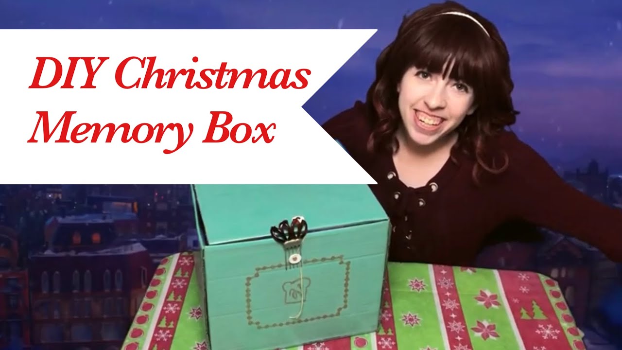 DIY Christmas Memory Box - YouTube