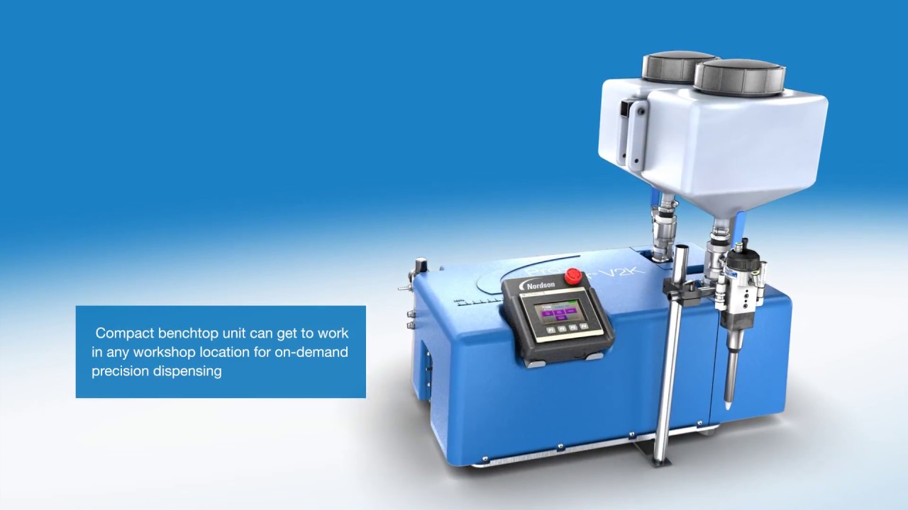2 Component Metering with Pro-Meter V2K from Nordson Sealant Equipment ...