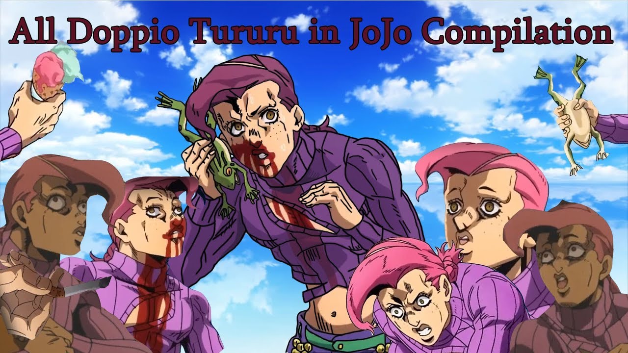 All Doppio Tururu in JoJo Compilation - YouTube
