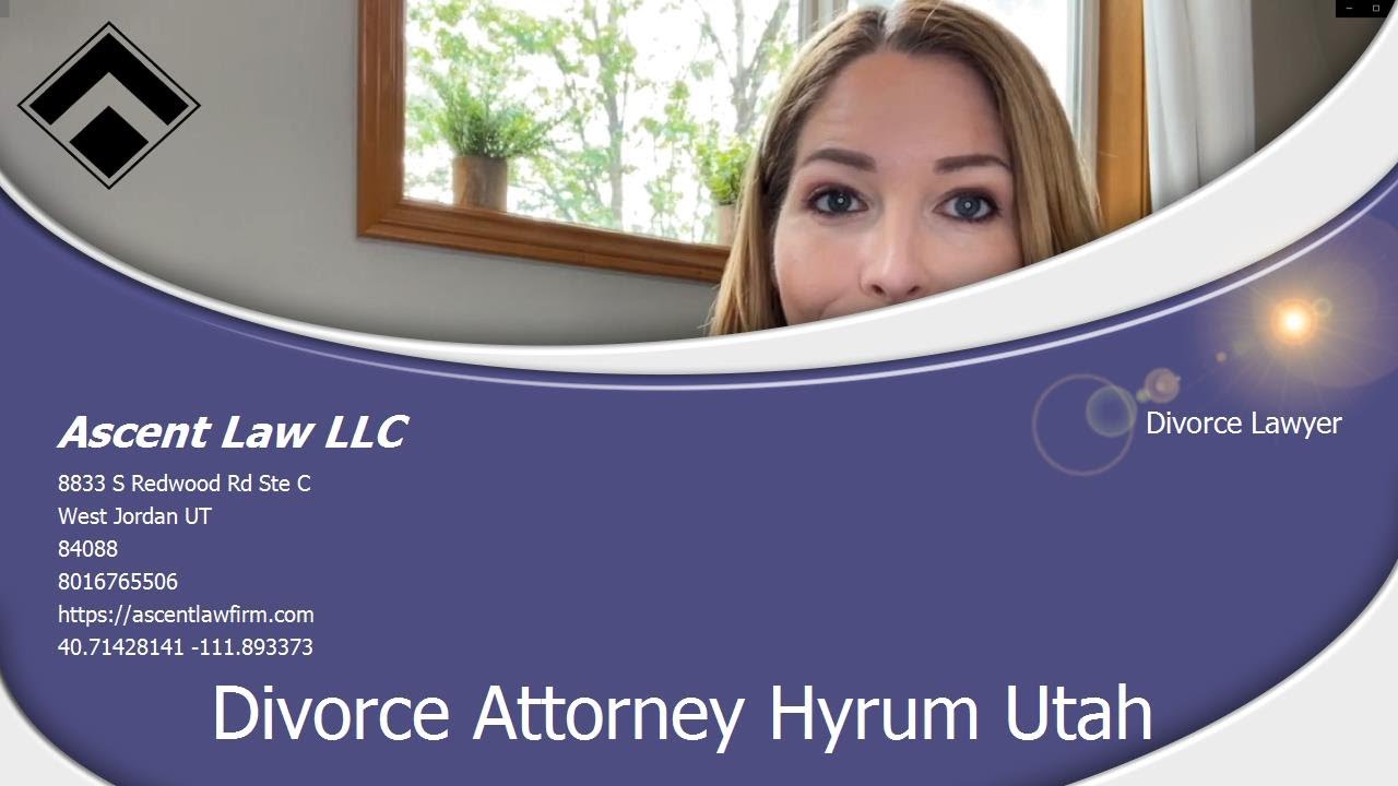 Divorce Attorney Sandy Utah - Ascent Law LLC - YouTube