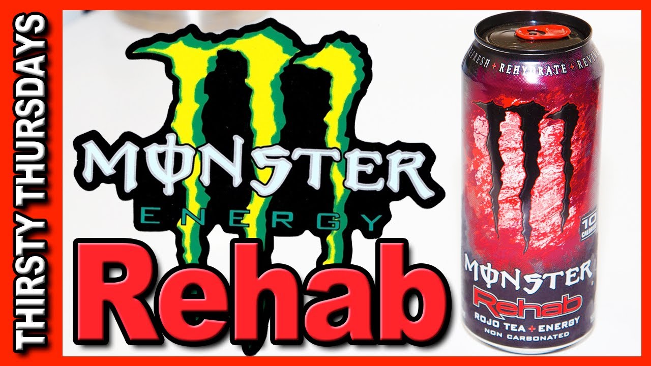 Monster ★ Rehab Energy Drink ROJO TEA + ENERGY Review - YouTube