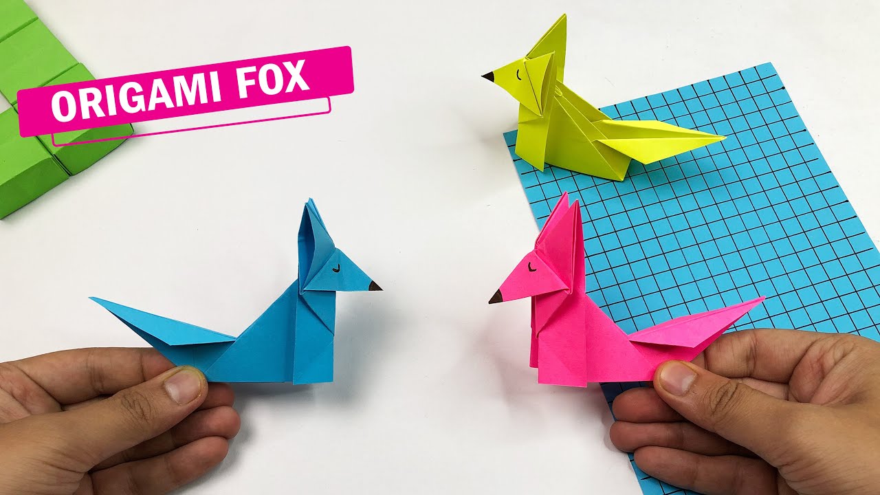 Easy Origami Fox Tutorial: Cute and Adorable Paper Craft! 🦊 ️ - YouTube