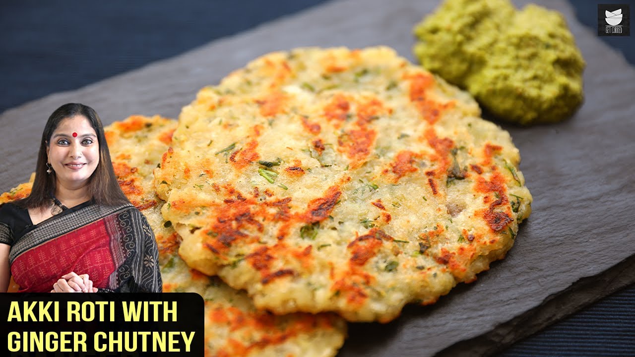Akki Roti With Ginger Chutney | Instant Breakfast Recipe | Indian ...