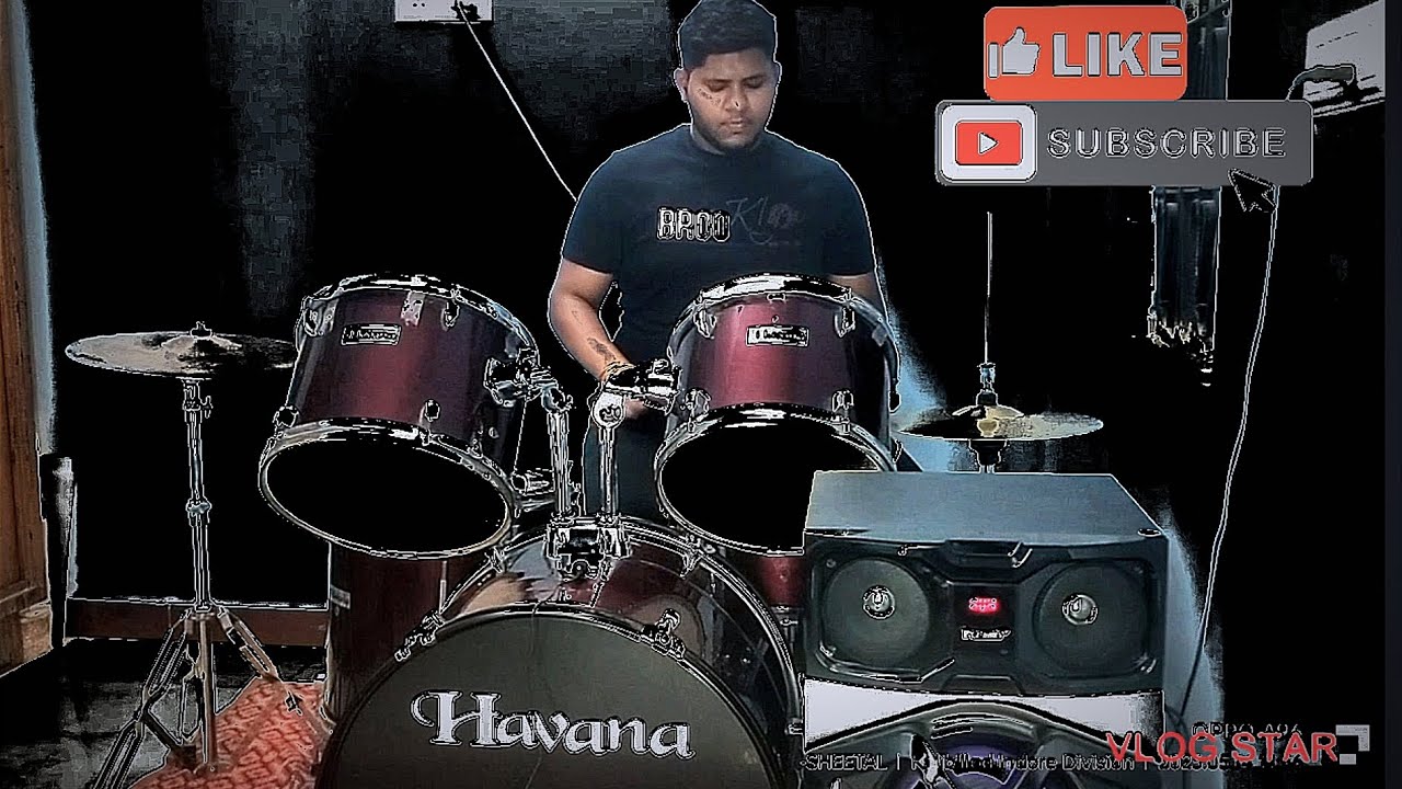 BONES - IMAGINE DRAGONS Drum Cover by UDIT VYAS - YouTube