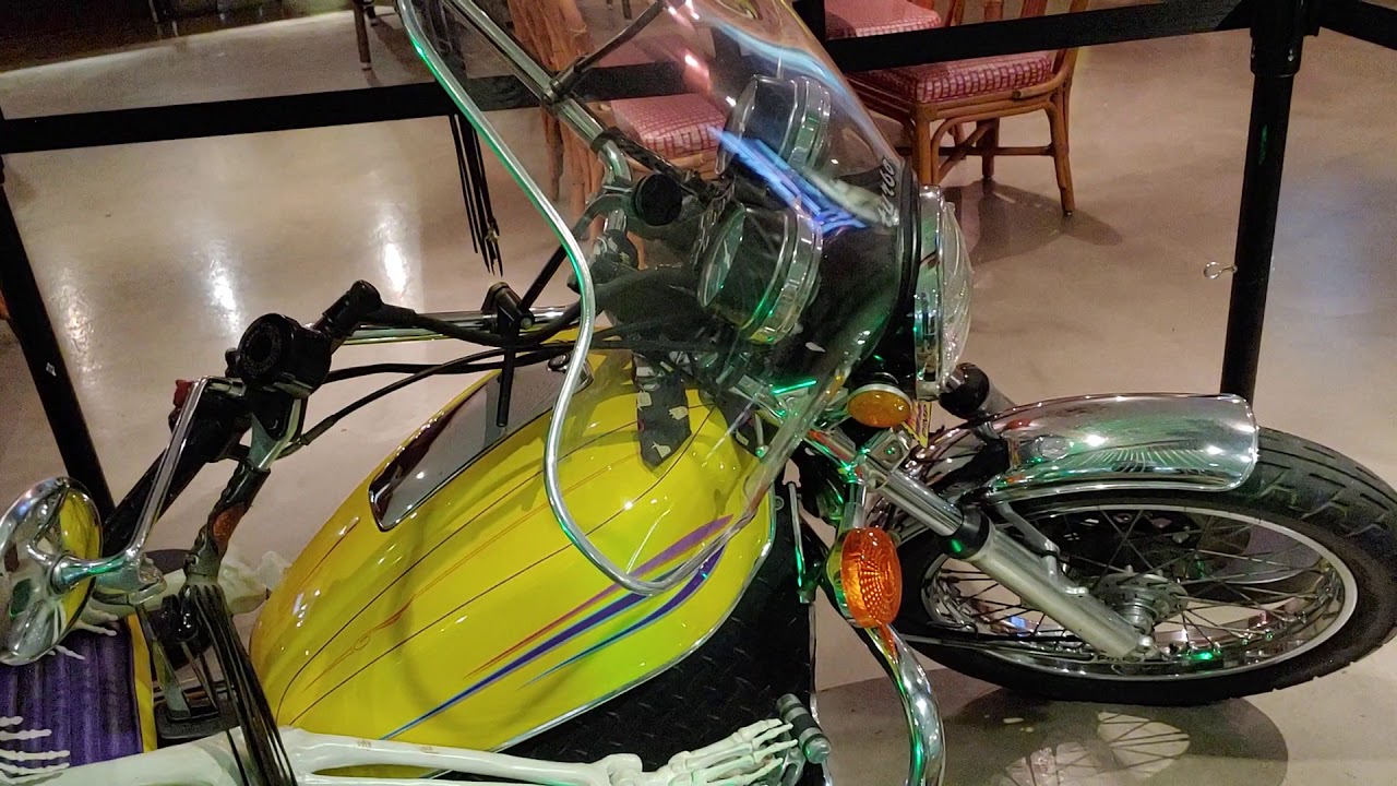 VW. Bug/ Harley Motorcycle combined for one cool ride w backseat - YouTube