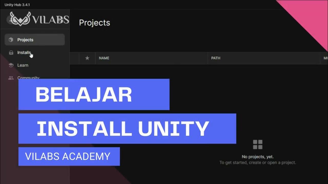 CARA DOWNLOAD DAN INSTALL UNITY DI WINDOWS 10 - YouTube