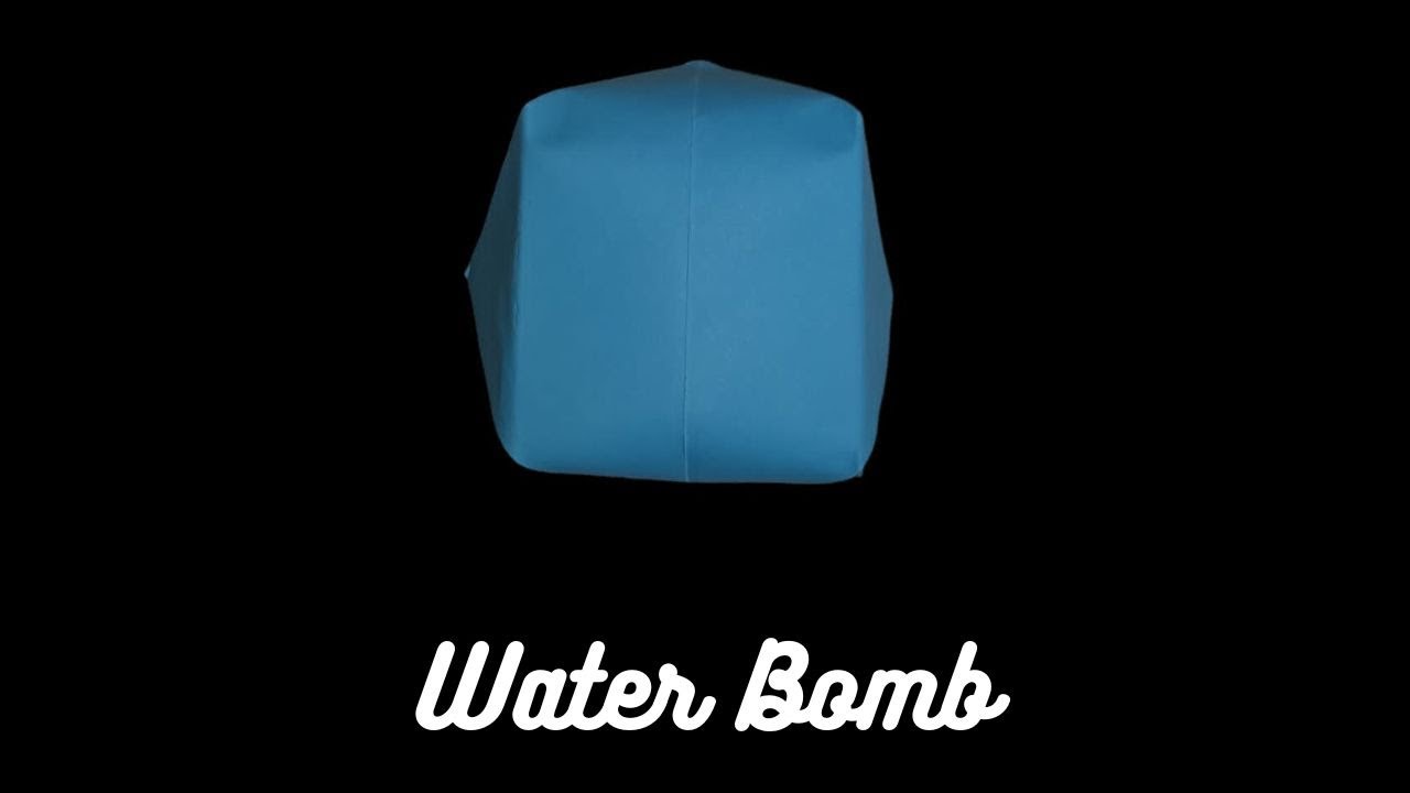Unlock the Magic of DIY Origami—Learn How to Fold a Water Bomb! - YouTube