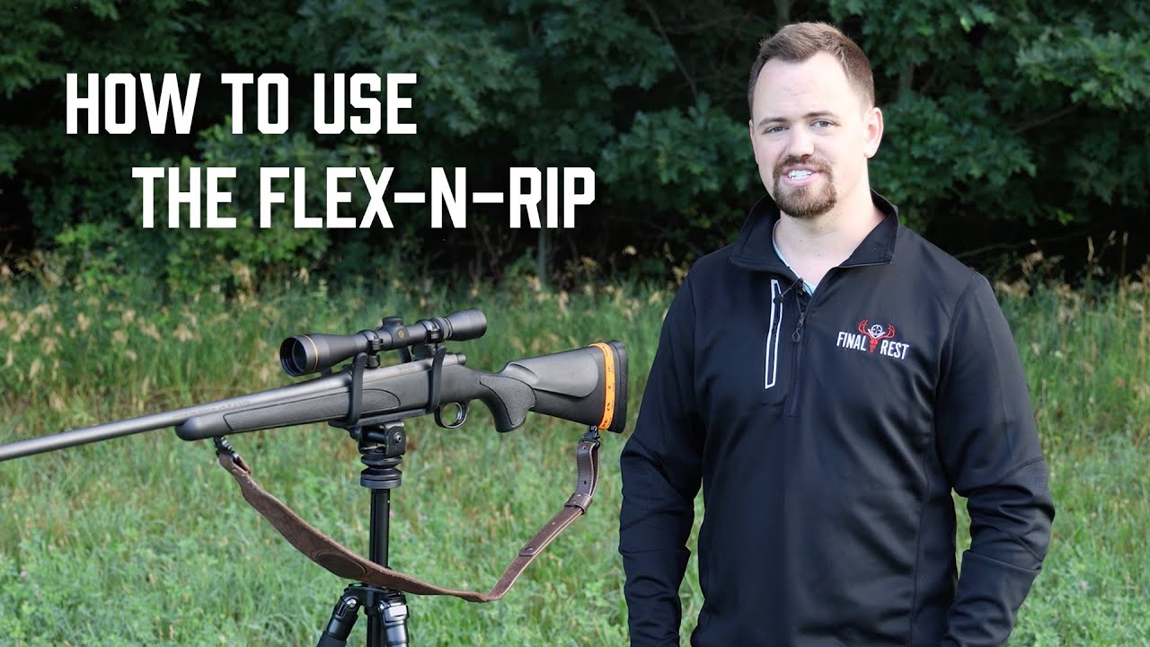 How To Use The Flex-N-RIP Shooting Rest Platform - YouTube