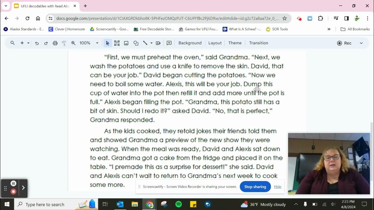 UFLI Lesson 104 choral read - YouTube