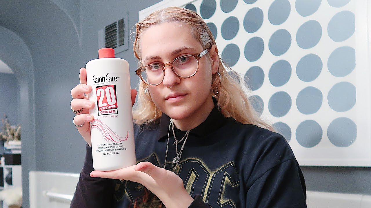 fixing my badly bleached hair at home - YouTube