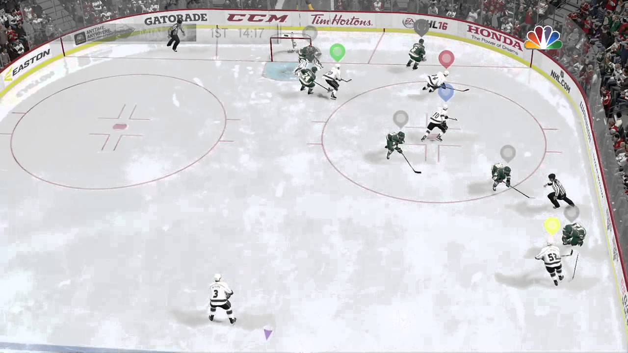 NHL 16. Hit. Injury. Skate to the face - YouTube