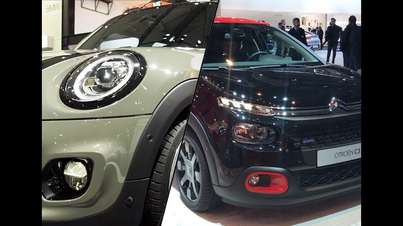 2018 Mini One vs. 2018 Citroen C3 - YouTube