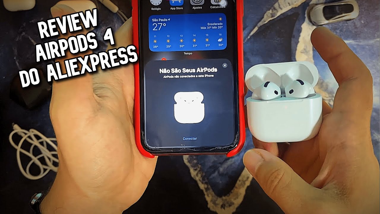 REVIEW AIRPODS 4 DO ALIEXPRESS | VALE A PENA? - YouTube