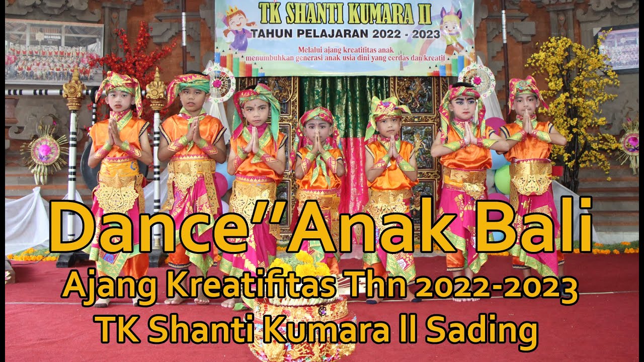 TK Shanti Kumara ll Dance Anak Bali - YouTube