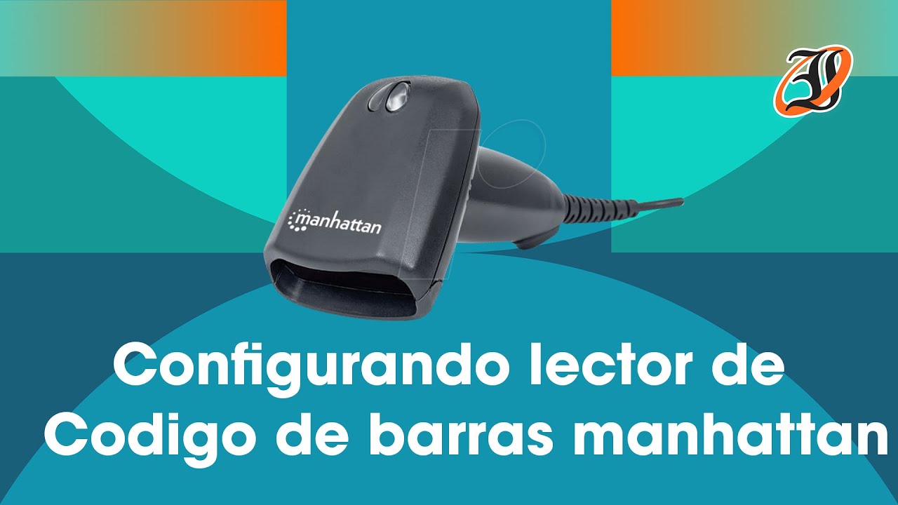 COMO CONFIGURAR MANHATTAN 177672 LECTOR DE CÓDIGO DE BARRAS USB NEGRO ...