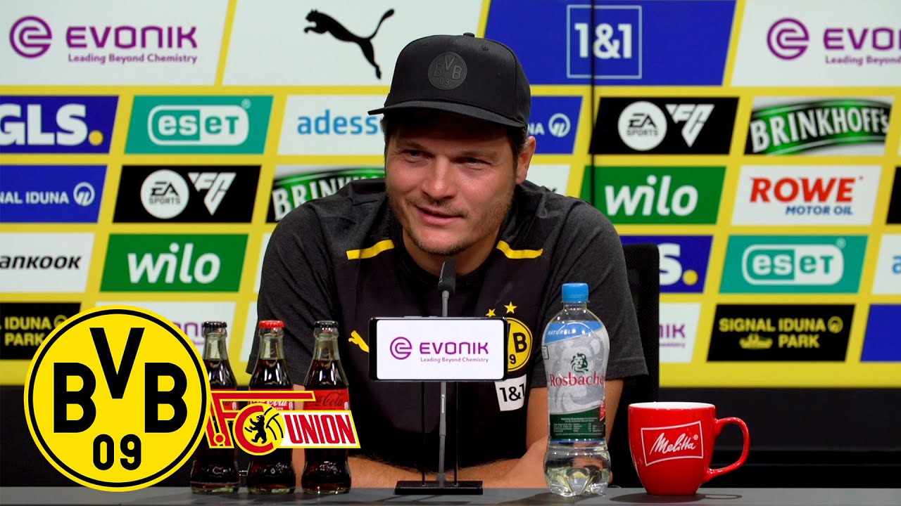 „Wollen gute Lösungen finden!“ | PK mit Edin Terzic | BVB – Union - YouTube