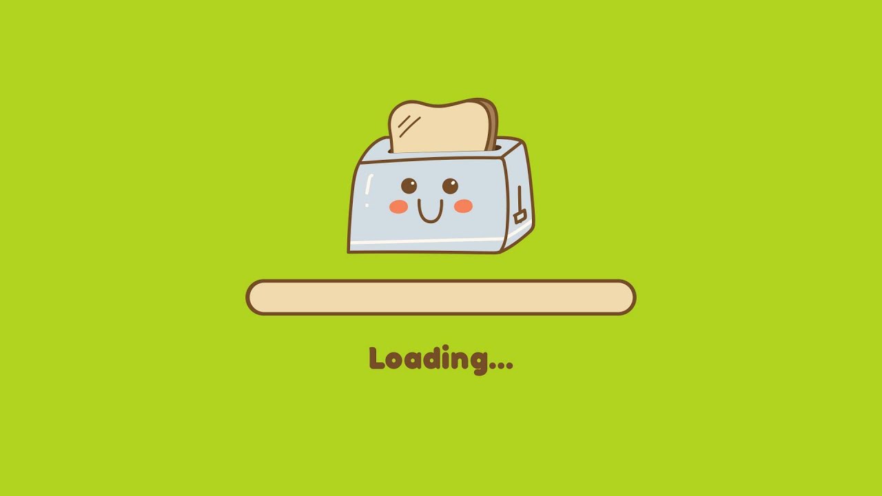 Cute loading template - YouTube