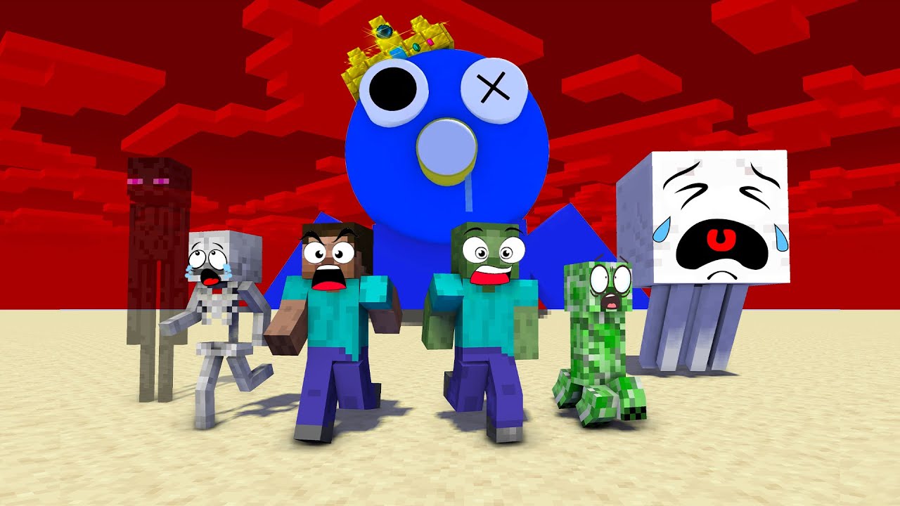 Rainbow Friends Blue Revenge On Monster School - YouTube