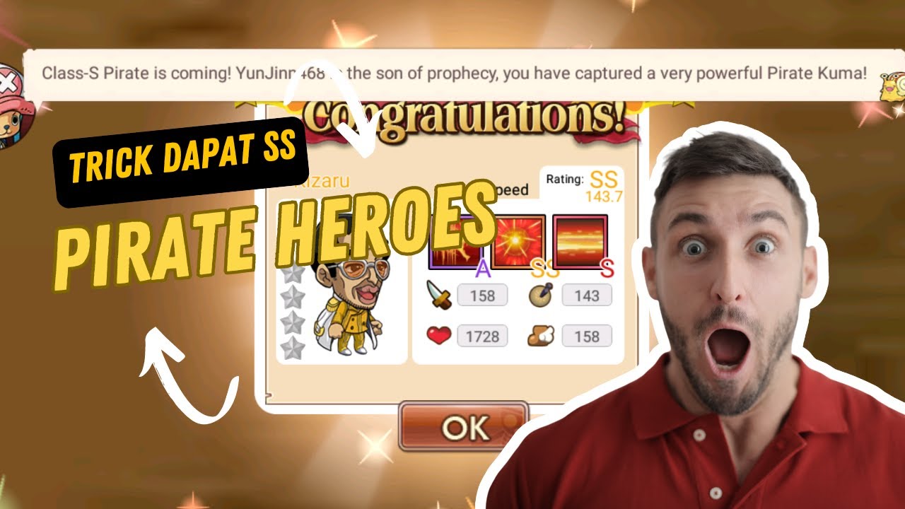 Gacha Perdana Dapat SS Banyak | Pirate Heroes - YouTube