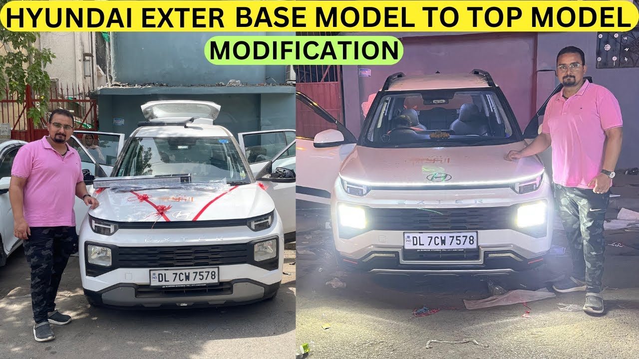 Hyundai Exter Base Model To Top Model Modification 😃| Hyundai Exter ...