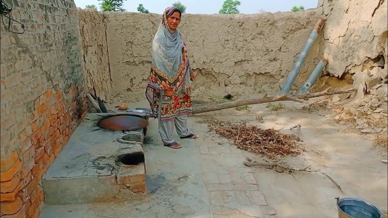 Kitchen Cleaning Routine - Village Life - Rural Life of Punjab - YouTube